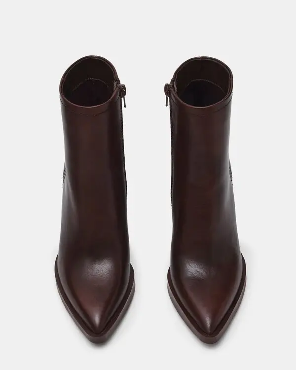 Steve Madden Harden Pointed Toe Block Heel Ankle Booties