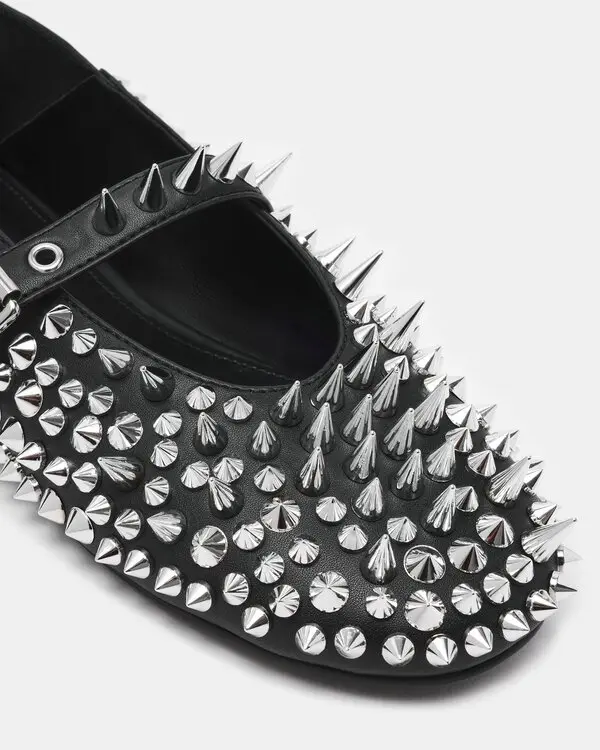 Steve Madden Drax Embellished Mary Jane Ballet Flats