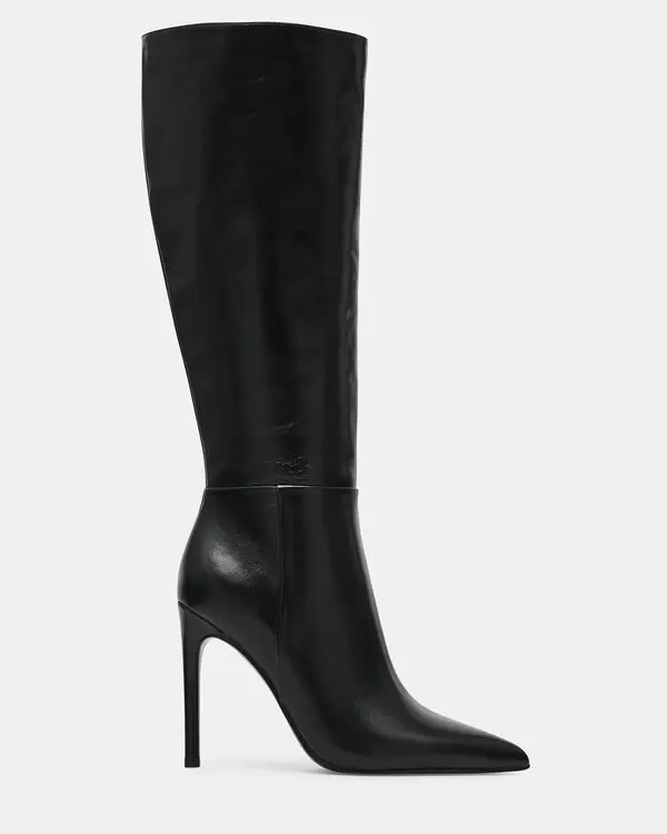 Steve Madden Nitro Knee High Boots - Black
