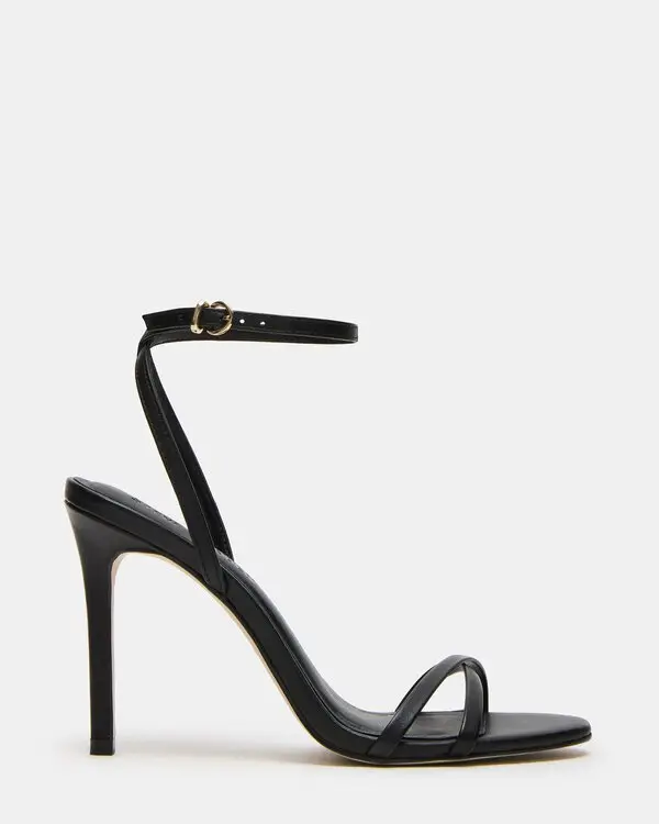 Steve Madden Jypsey Strappy Heels - Black