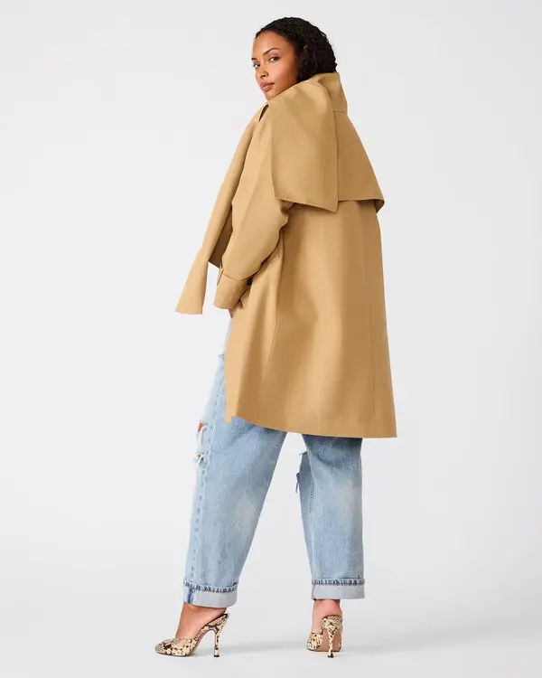 Steve Madden Caspian Jacket Long Sleeve Button Up Jackets & Coats