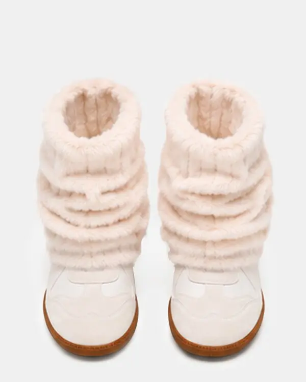 Steve Madden Mavis Faux Fur Sneakers