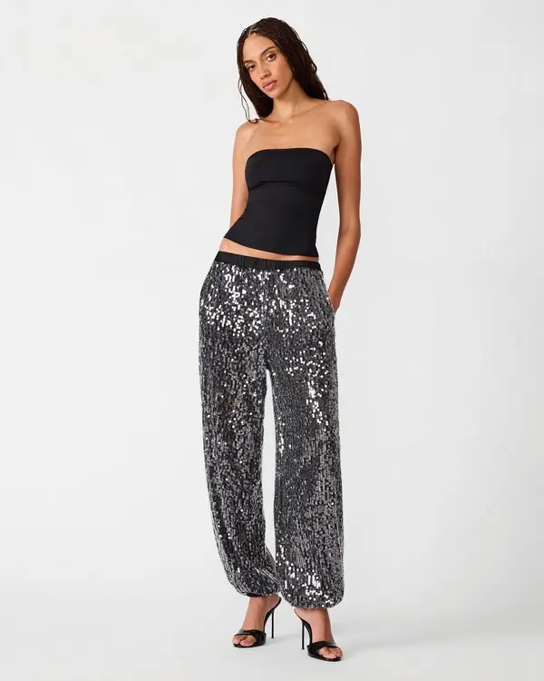 Steve Madden Sequined Balloon Pant
