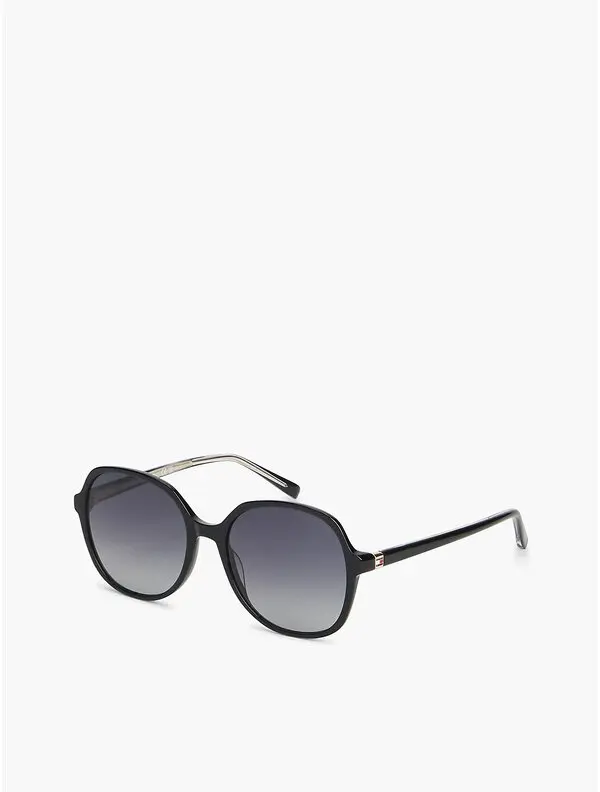 Tommy Hilfiger Rounded Square Frame Sunglasses - Black