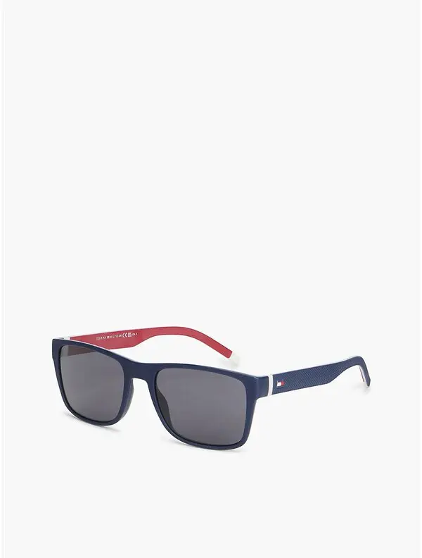 Tommy Hilfiger Sporty Rectangular Frame Sunglasses