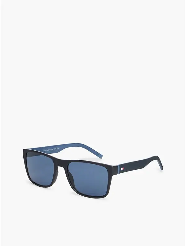 Tommy Hilfiger Sporty Rectangular Frame Sunglasses