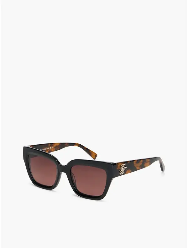 Tommy Hilfiger Bold Butterfly Frame Sunglasses - Tortoise