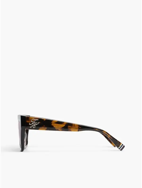 Tommy Hilfiger Bold Butterfly Frame Sunglasses - Tortoise