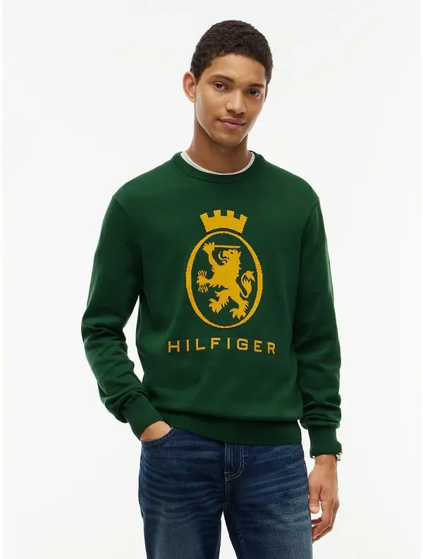 Tommy Hilfiger Crest Logo Crewneck Sweater