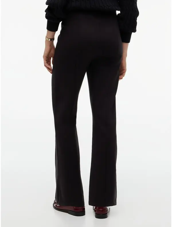 Tommy Hilfiger Flared Cropped Ponte Pull-on Pant