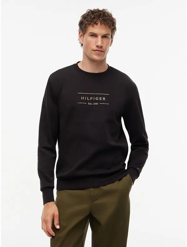 Tommy Hilfiger Embroidered Intechno Knit Sweatshirt