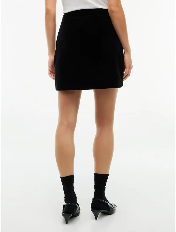 Tommy Hilfiger Velvet Mini Skirt