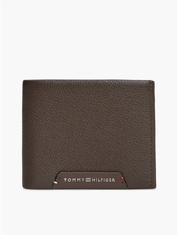 Tommy Hilfiger Pebbled Leather Bifold Wallet