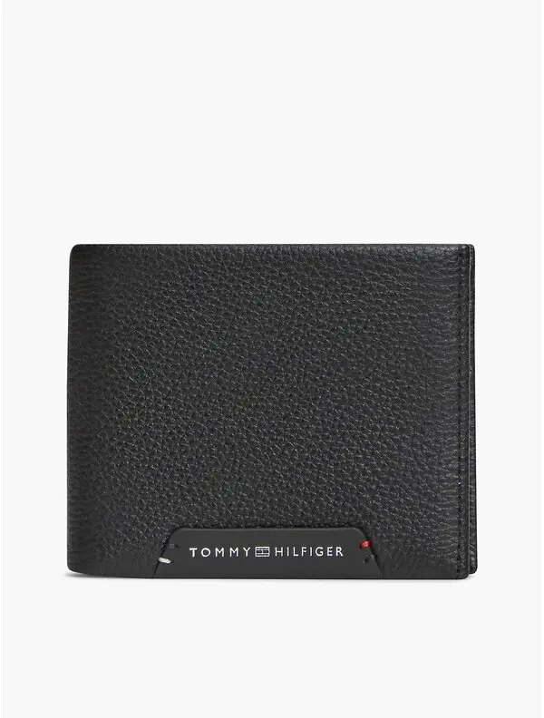 Tommy Hilfiger Pebbled Leather Bifold Wallet