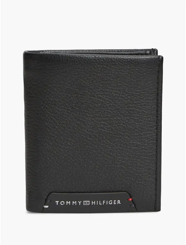 Tommy Hilfiger Pebbled Leather Trifold Wallet
