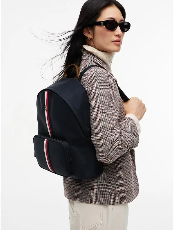 Tommy Hilfiger Monogram Signature Stripe Backpack