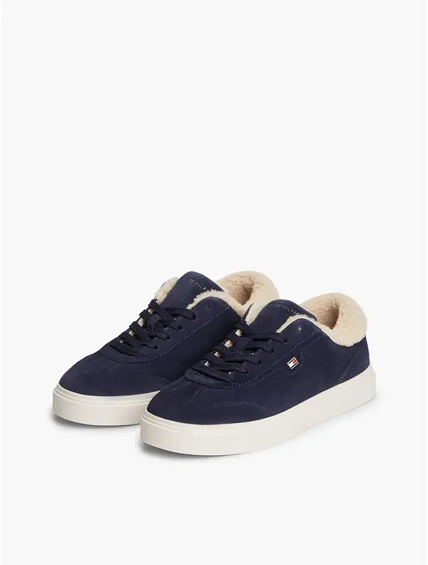Tommy Hilfiger Fleece-lined Suede Cupsole Sneaker