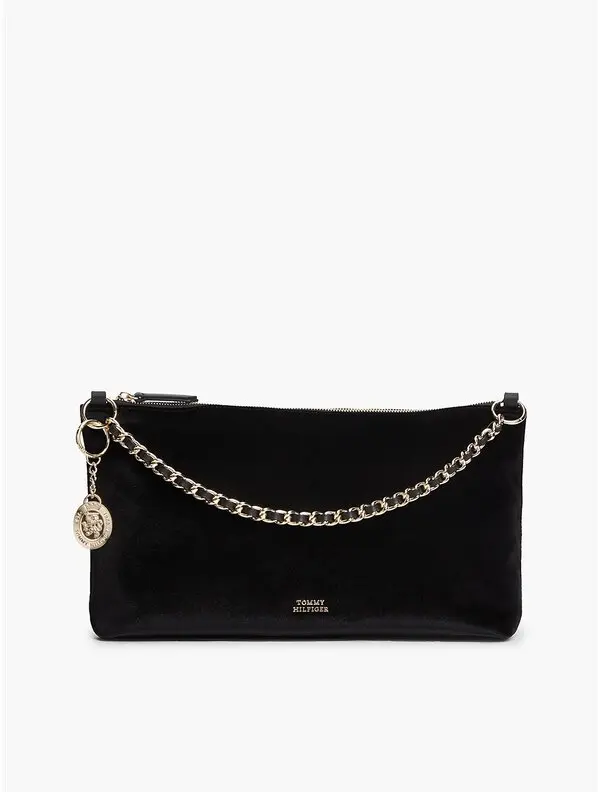 Tommy Hilfiger Velvet Chain Strap Mini Bag