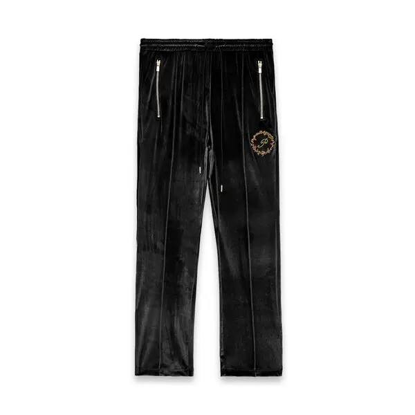 PINE LOS ANGELES Pleated Velour Sweatpants