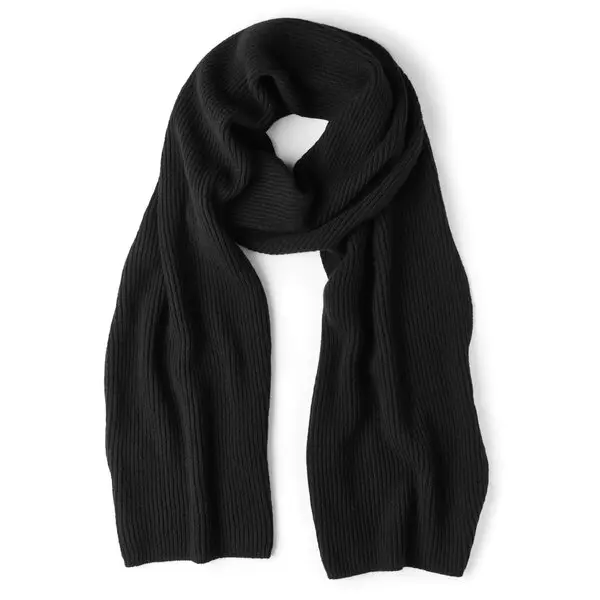 ECOVA Classic Cashmere Scarf - Black