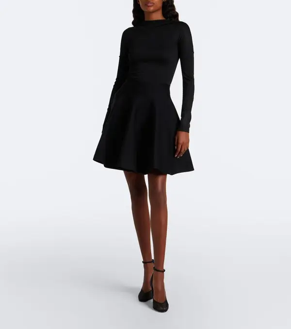 Alaïa Wool-blend Miniskirt