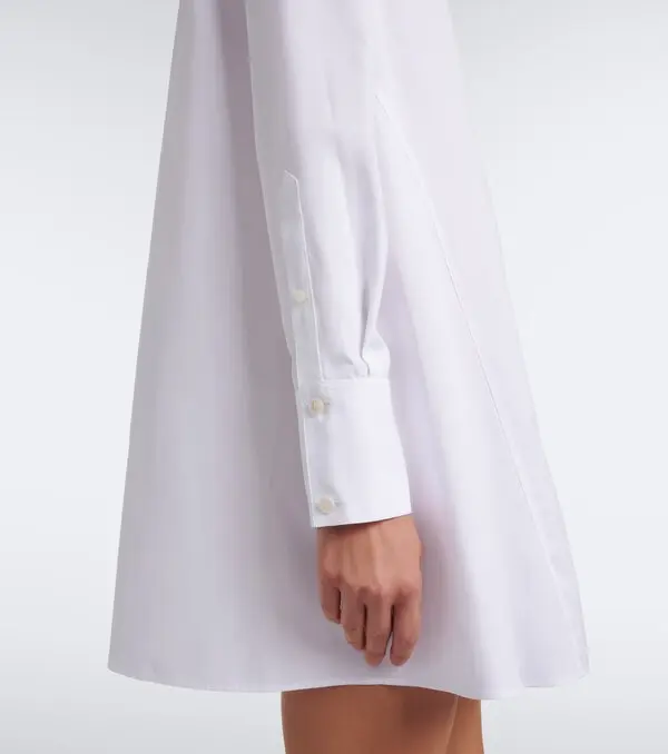 Alaïa Cotton Poplin Minidress