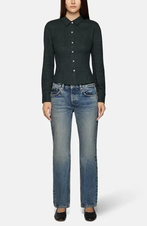 EB DENIM Ariel Mid Rise Straight Leg Jeans