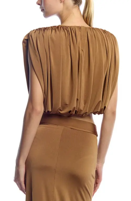 LBLC THE LABEL Elton Shirring Top