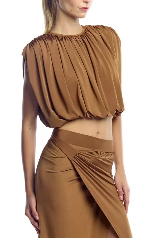 LBLC THE LABEL Elton Shirring Top