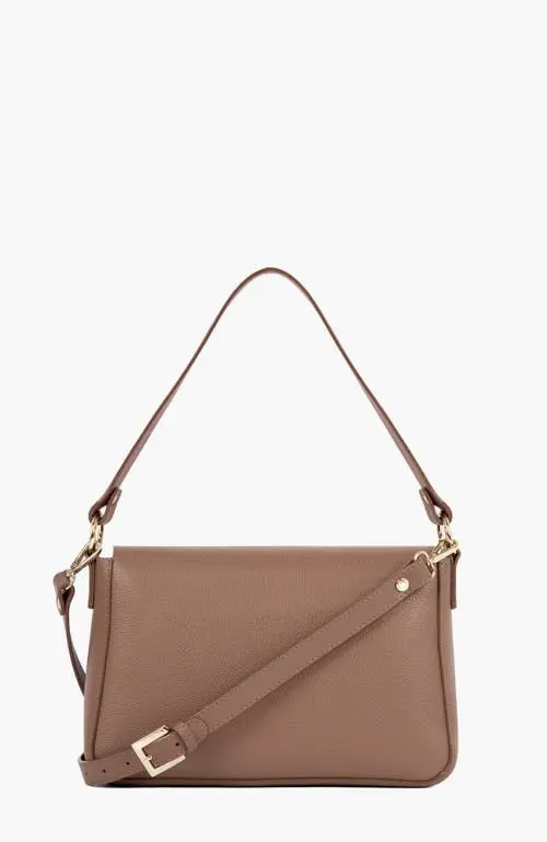 CAVALINHO Signature Cv Leather Shoulder Bag 642 - Sand/beige