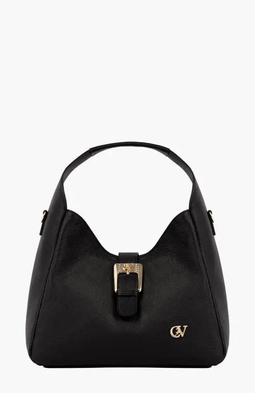 CAVALINHO Signature Cv Leather Shoulder Bag 634 - Black