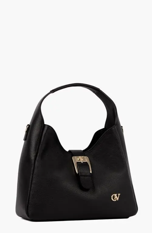 CAVALINHO Signature Cv Leather Shoulder Bag 634 - Black