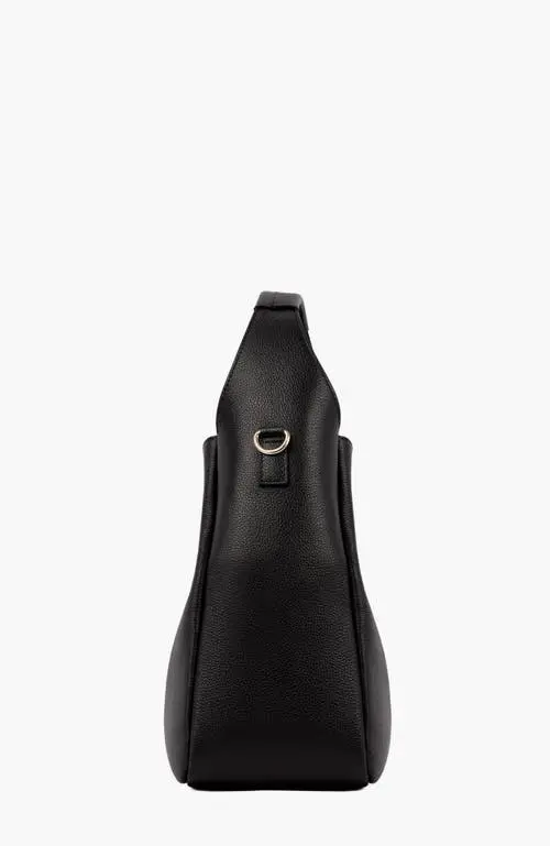 CAVALINHO Signature Cv Leather Shoulder Bag 634 - Black