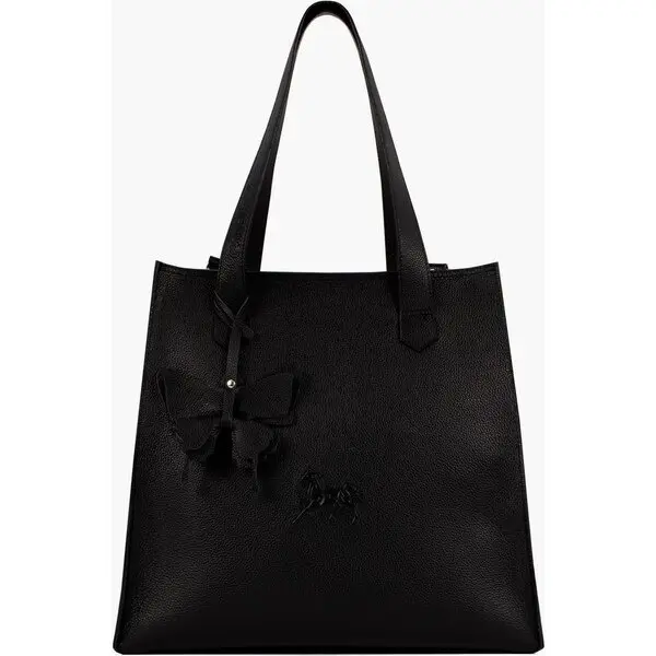 CAVALINHO Signature Cv Leather Tote Bag 645 - Black
