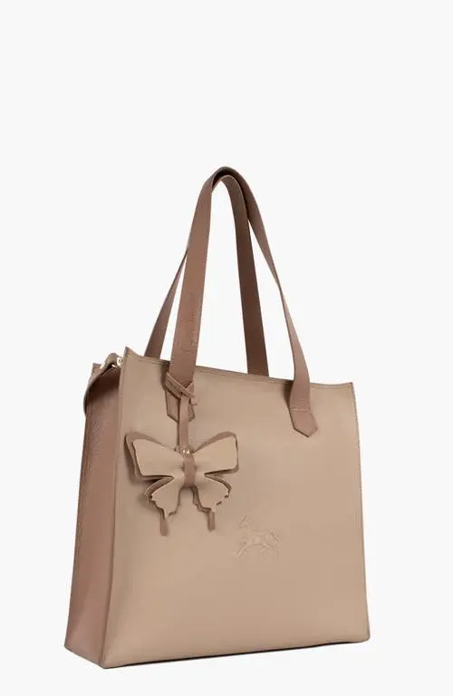 CAVALINHO Signature Cv Leather Tote Bag 645 - Sand/beige