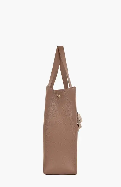 CAVALINHO Signature Cv Leather Tote Bag 645 - Sand/beige