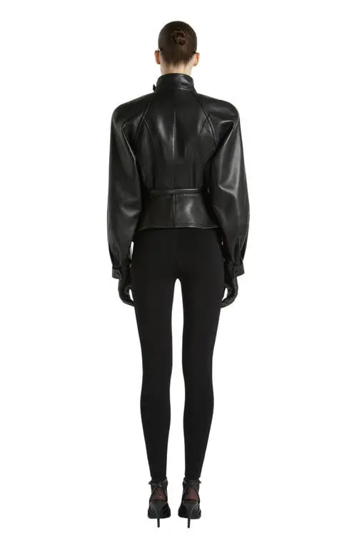 Balmain High-waisted Milano Jersey Trousers