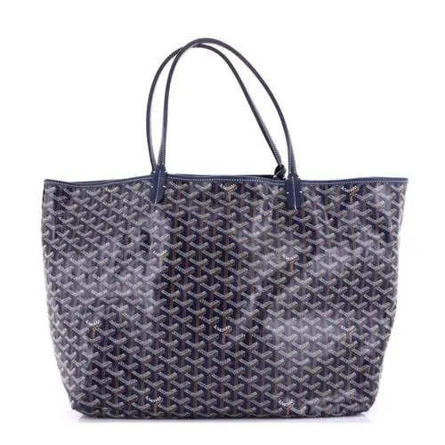 Goyard Saint Louis Tote Coated Canvas Gm - Blue