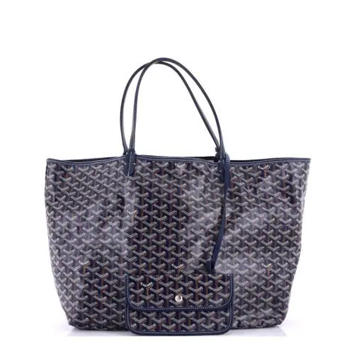 Goyard Saint Louis Tote Coated Canvas Gm - Blue