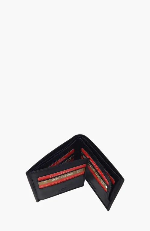 CAVALINHO Gentleman Trifold Leather Wallet 523 - Black