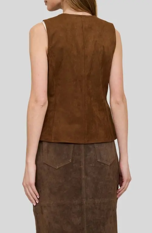 ZOE AND CLAIRE Faux Suede Vest