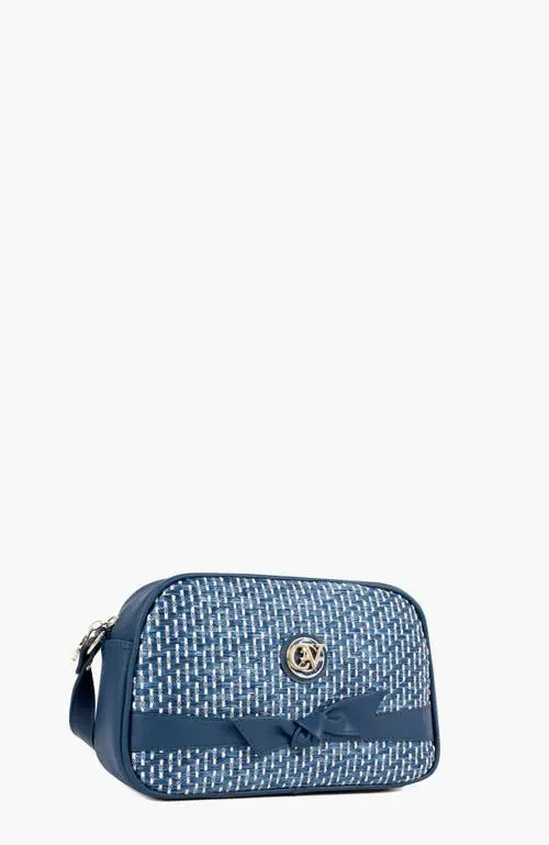 CAVALINHO Almare Woven Crossbody Bag With Bow Detail - Blue