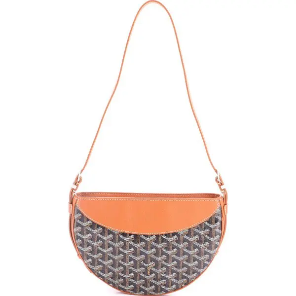 Goyard Hirondelle Shoulder Bag Coated Canvas And Leather