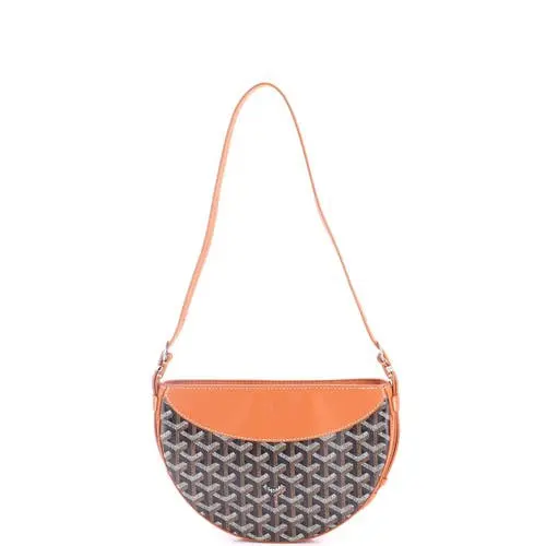 Goyard Hirondelle Shoulder Bag Coated Canvas And Leather