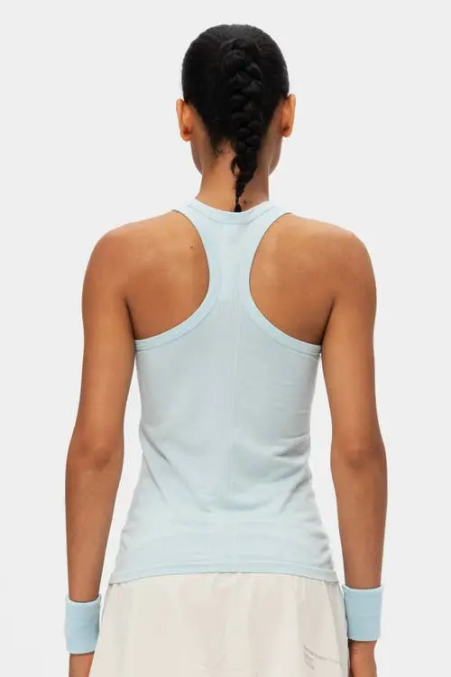 COZY ZERO Performawool Aero Weight Cami Tank - Light Blue