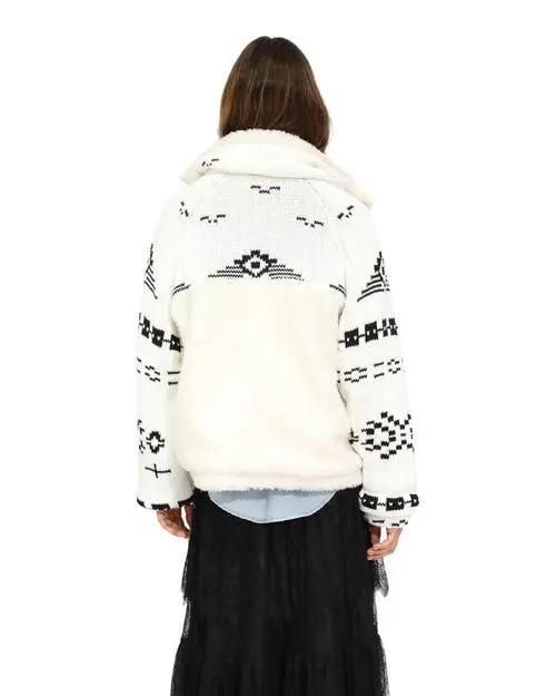 BELLE & BLOOM Billie Fair Isle Jacket
