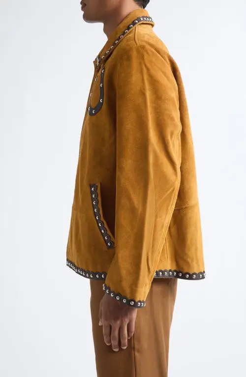 BODE Carson Studded Suede Jacket