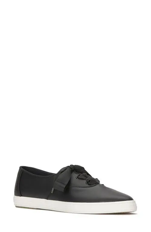 Keds® Champion Leather Sneaker With Bow Detailing