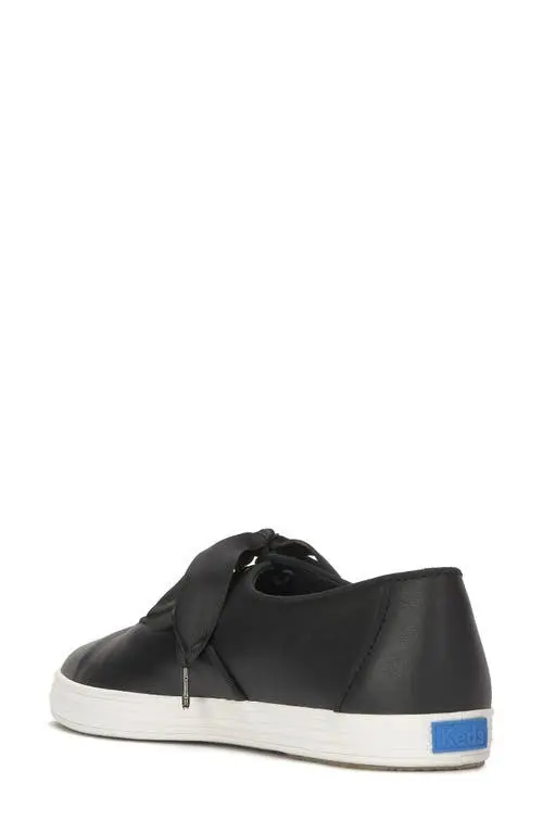Keds® Champion Leather Sneaker With Bow Detailing