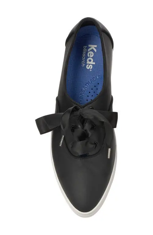 Keds® Champion Leather Sneaker With Bow Detailing